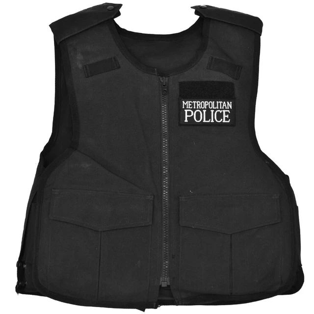 GENUINE BRITISH MILITARY Cover Body Armour Vest UK Metropolian Police ...