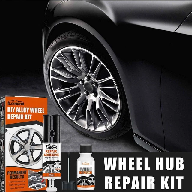 WHEEL REPAIR KIT Rim Car Scratch Removal Dent Kerb Rash Remove ...