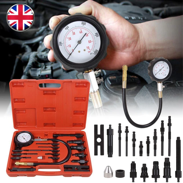DIESEL ENGINE CYLINDER Pressure Compression Test Tester Kit TDI CDI Car ...