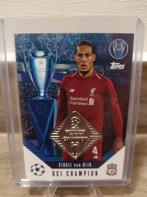 TOPPS MATCH ATTAX 2024/25 24/25 2025 Virgil Van Dijk Ucl Champion relic card EUR 35,00 - PicClick DE