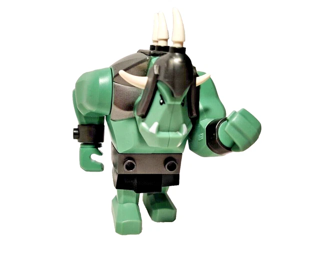 LEGO CASTLE FANTASY 7038 Troll cas364 (Pearl Armor, 5 White Horns ...