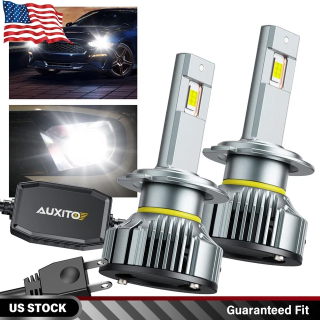 AUXITO H7 LED Headlight Bulb Conversion Kit High Low Beam Lamp 6500K Super White $70.58 ...