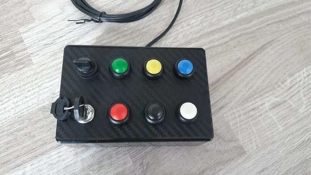 BUTTON BOX FOR PC/consoles sim racing/flight sim/ets2 programmable ...