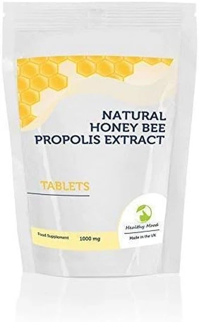 PROPOLIS HEALTH FOOD Supplement Fresh Bee Resin 1000Mg 250 Tablets ...