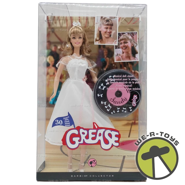 BARBIE SANDY FROM Grease Pink Label Barbie Collector Doll Mattel P2126 ...