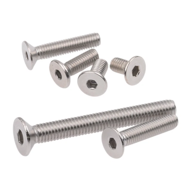 M3 M4 M5 M6 M8 Hex Countersunk Socket Head Cap Screws Stainless Steel ...