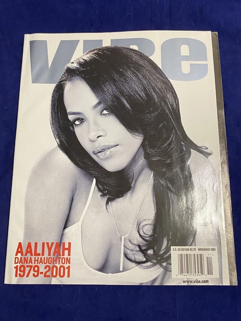 VINTAGE VIBE MAGAZINE Aaliyah Rest In Peace November 2001 Haughton Cover Issue $59.99 - PicClick CA