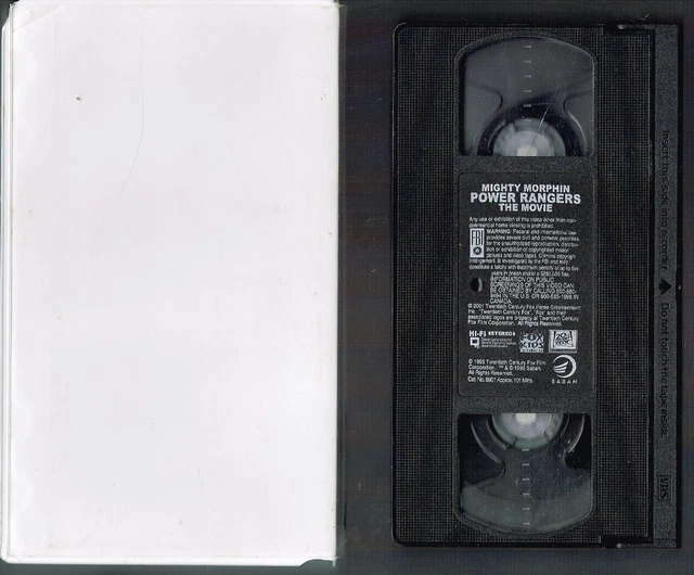 MIGHTY MORPHIN POWER Rangers: The Movie (VHS, 1995) Original Case Not ...