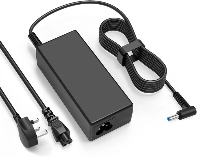 FOR HP 45W Blue Tip Laptop Adapter Charger 19.5V 2.31A & Power Lead ...