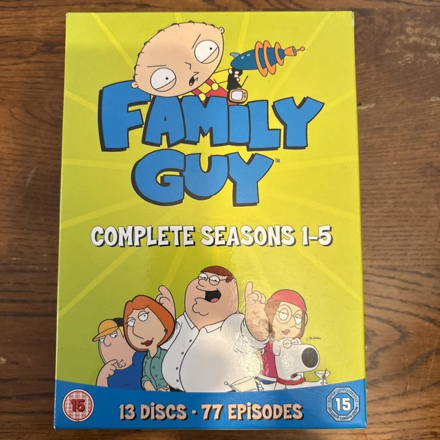 FAMILY GUY - Series 1-5 - Complete (Box Set) (DVD, 2010) £1.16 ...