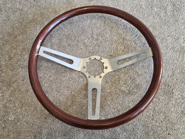 CHEVROLET CORVETTE C2/C3 Woodrim Steering Wheel For All 1963-1982 ...