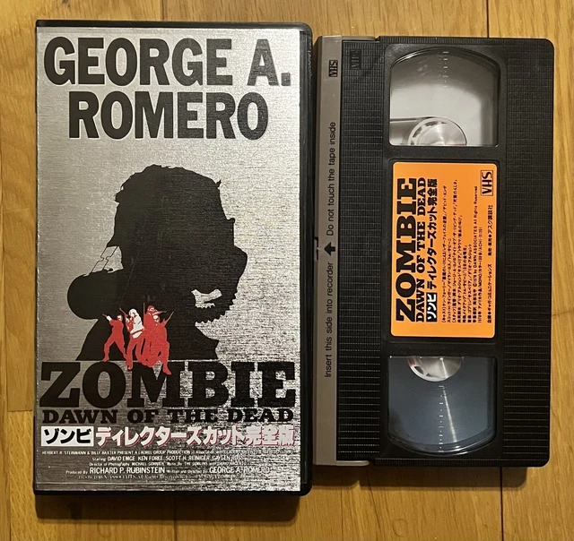 ZOMBIE DAWN OF the Dead George Romero VHS Tape Victor Japan Special ...
