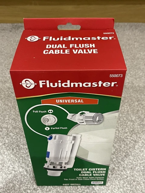 FLUIDMASTER TOILET CISTERN Dual Flush Cable Valve UNIVERSAL NEW Boxed £ ...
