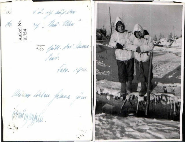 81754,WW2 SCHNEETARNANZUG SOLDATEN Uniform Tarnanzug Tarn Pfeifen ...