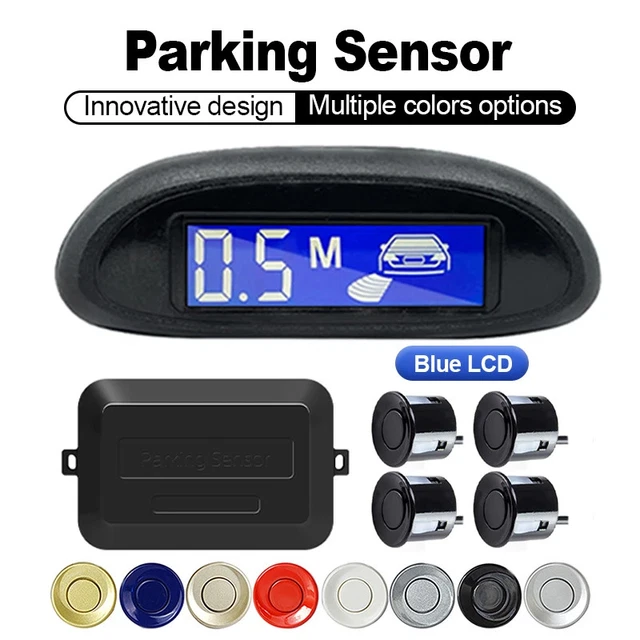 CAR PARKING DETECTOR Sensor With Auto Parktronic Reverse LED Monitor 4 ...