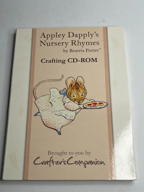 BEATRIX POTTER APPLEY Dapply's Nursery Rhymes Crafting CD-ROM Printable ...