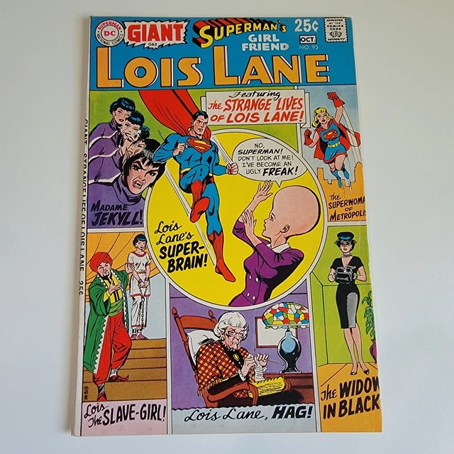 SUPERMAN'S GIRLFRIEND LOIS Lane #95 DC Comics 1969 Strange Lives of Lois Lane EUR 9,36 - PicClick FR