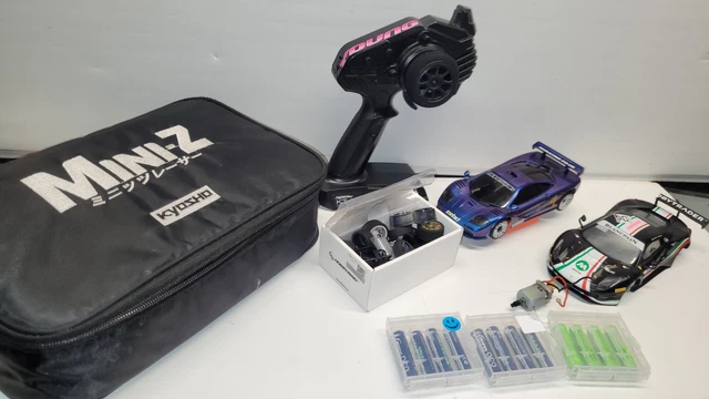 KYOSHO MINI-Z MR03 Rc Race Setup Upgraded 2 Bodies And Spares £135.92 ...