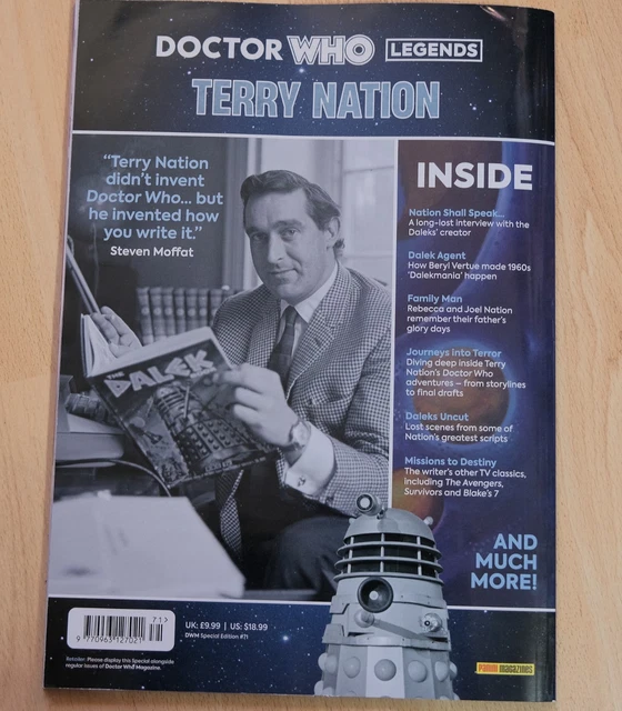 DOCTOR WHO MAGAZINE Special Edition issue 71 LEGENDS TERRY NATION £9.73 ...