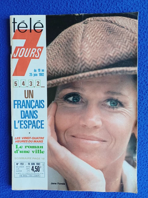 TÉLÉ 7 JOURS N° 1151 - JANE FONDA - 1982 EUR 9,90 - PicClick FR
