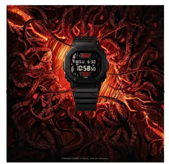CASIO G-SHOCK DW-5600STT-1 Stranger Things Collab Netflix 2025 Japan ...