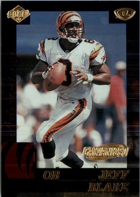CARTE DE FOOTBALL galvanisée 1999 Collector's Edge Advantage #35 Jeff ...