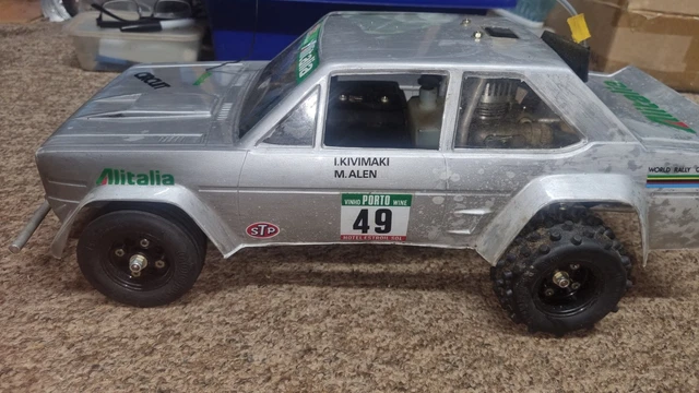 KYOSHO VINTAGE 1978 Nitro R/C Rally car FIAT 131 Abarth Mirifiori 1/10 ...