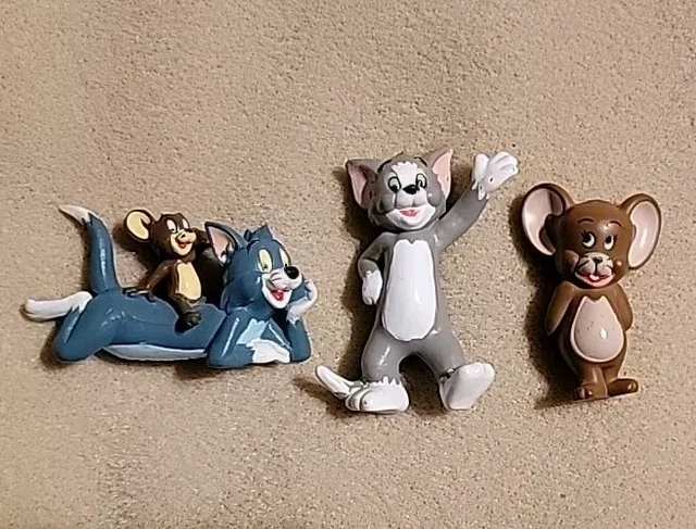 VINTAGE TOM & JERRY PVC Figures LOT MGM Turner 1990’s Toy Applause $24. ...