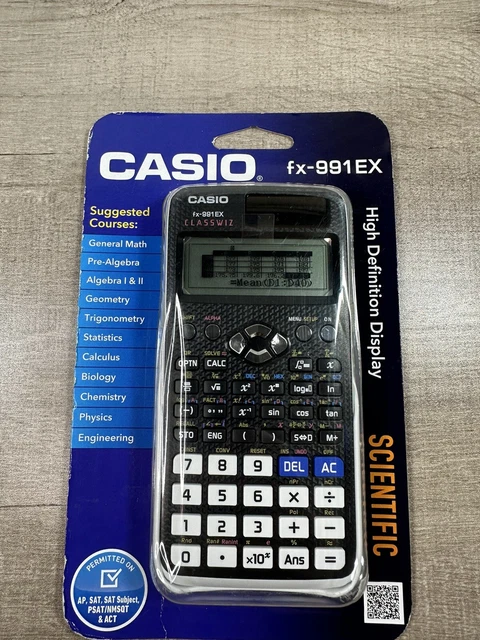 CASIO FX-991EX ADVANCED Scientific Calculator HD Display CLASSWIZ with ...