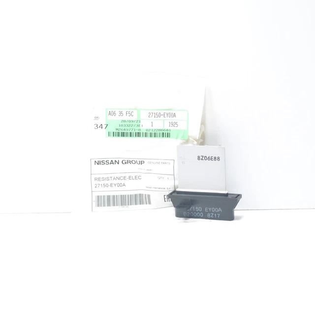 GENUINE FOR NISSAN Blower Motor Heater Fan Resistor - 27150-Ey00A £49. ...
