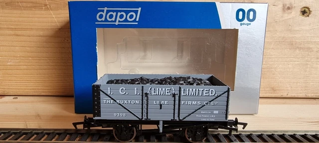 🟢🔴 OO GAUGE Dapol Rare I.C.I. Ltd Lime Wagon The Buxton Lime Fiirms Boxed 🟢🔴 £25.63 - PicClick UK