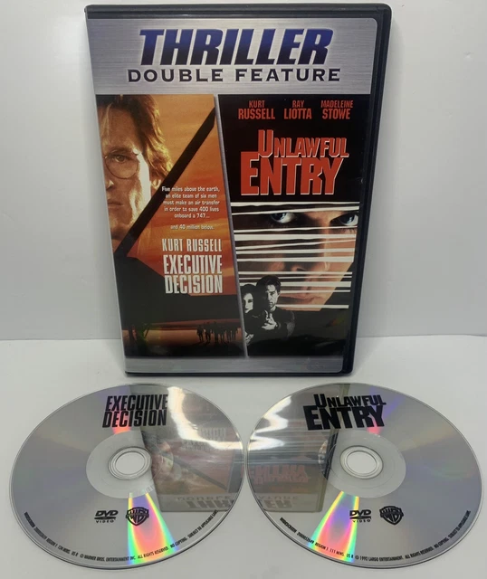 EXECUTIVE DECISION / Unlawful Entry (DVD, Kurt Russell, Ray Liotta, OOP ...