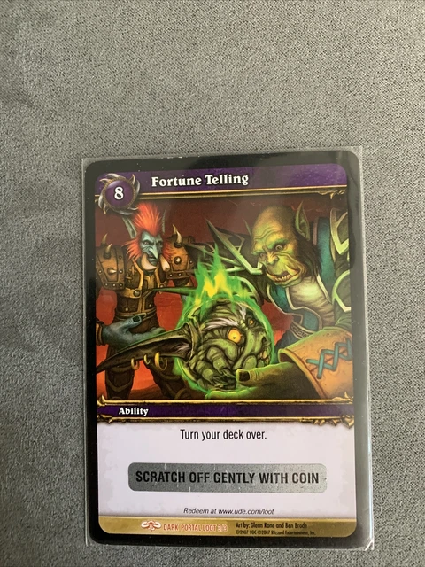 WOW WORLD OF Warcraft TCG Unscratched Loot Card Rest And Relaxation EUR ...