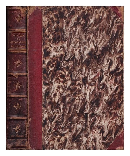 NEUBAUER, ADOLF (1832-1907) La g ographie du Talmud : m moire couronn par l'Aca $91.82 - PicClick AU