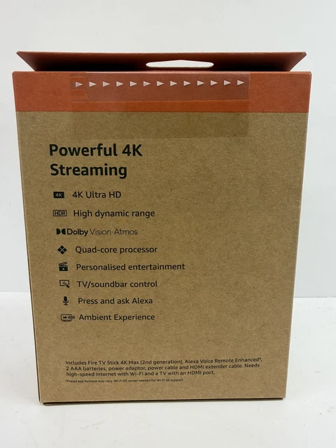 AMAZON FIRE TV Stick 4K Max 2024 2nd Gen | 16GB | Alexa Voice Remote ...