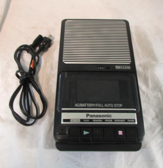 PANASONIC RQ-2102 SLIM Line Portable Cassette Tape Player Recorder ...