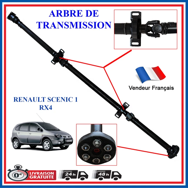 ARBRE DE TRANSMISSION pour Renault Scenic Rx4 4x4 avec palier ...