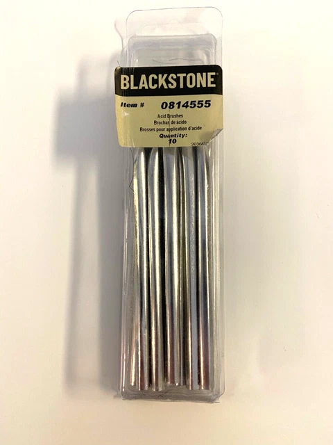 BLACKSTONE OIL ACID Paint Detail Work Brushes Hand Tool Pack Of 10 Shop ...