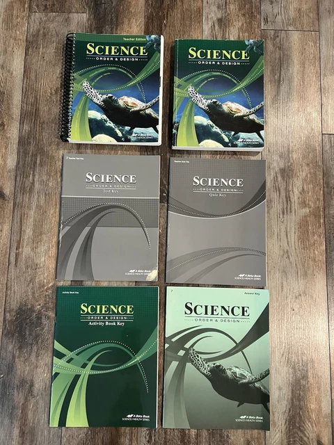 ABEKA BOOK, SCIENCE ORDER & DESIGN, Grade 7, Lot Of 6, Older First ...