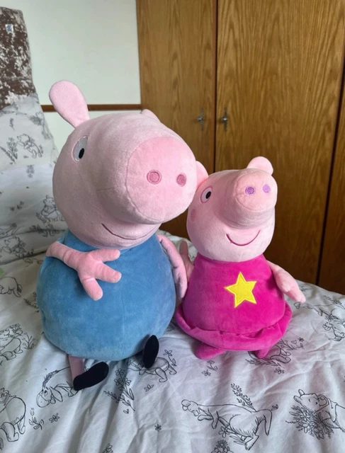 PEPPA PIG & Large George Plush Toys Bundle Ty And Hasbro £10.80 ...