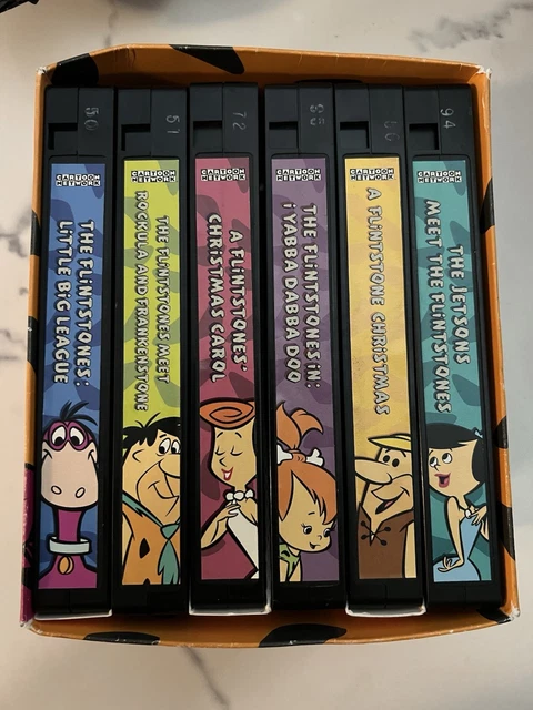 CARTOON NETWORK THE Flintstones VHS Box Set Video Tapes Rare Promo 1999 ...