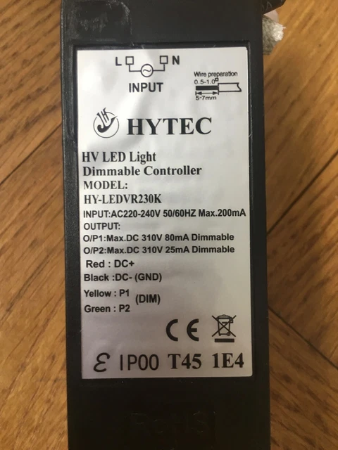 HYTEC LED DECKENFLUTER, Doppeldimmer HY-LEDVR230K Ersatzteil EUR 29,90 ...