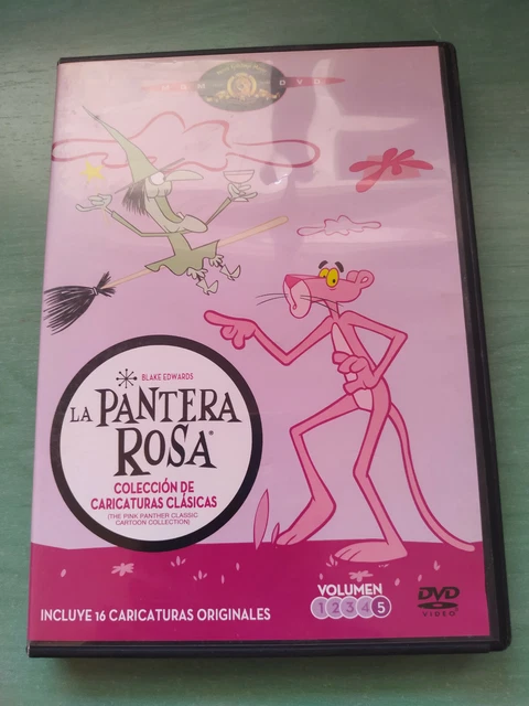 La Pantera Rosa Pink Panther 16 Caricaturas Dvd Ingles Español Region 1