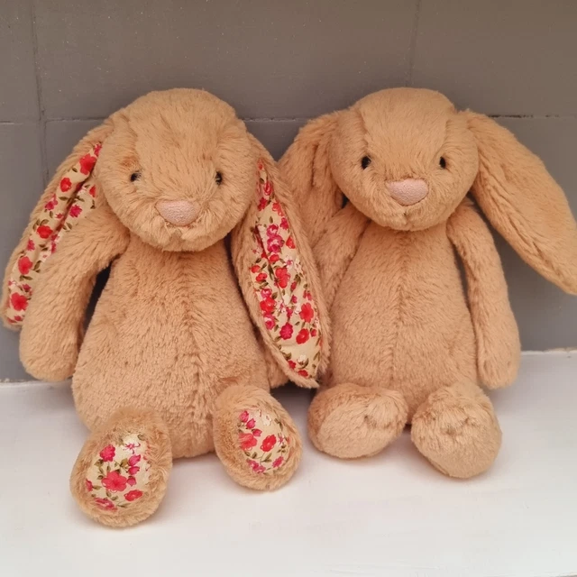 NEW JELLYCAT BUNNY Honey Blossom And Bashful Honey Bunny Small , £159. ...