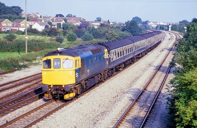 ORIGINAL 35MM SLIDE BR Diesel Class 33 no.33013 at Magor +rights for ...