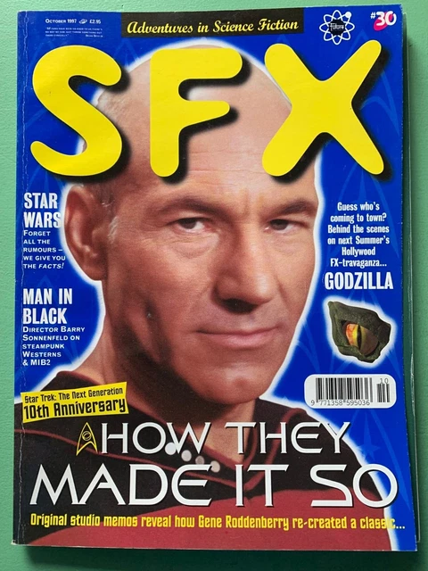 SFX MAG OCTOBER-1997 PATRICK STEWART Star Trek Land of the Lost Barry ...