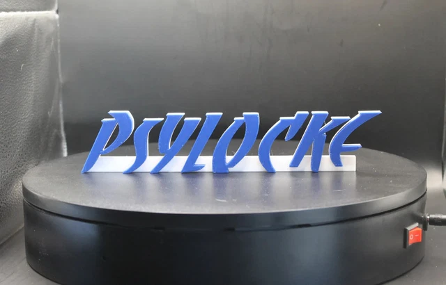 PSYLOCKE 3D PRINTED Comic Logo Art £15.12 - PicClick UK