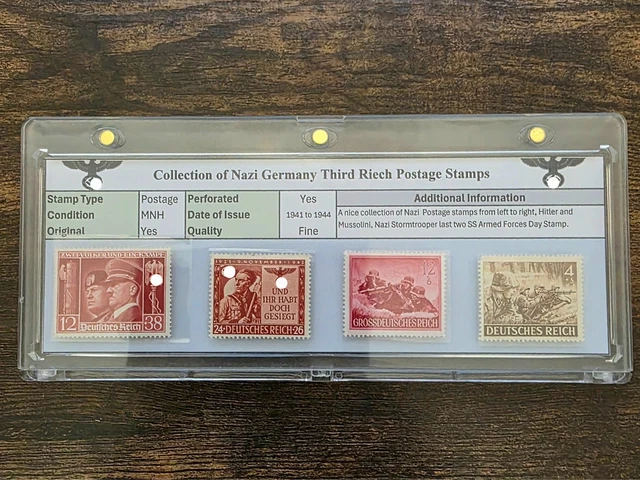 NAZI GERMANY THIRD Reich WWII Collection of Hitler Mussolini ...