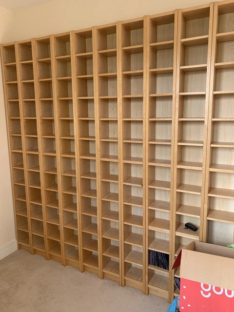IKEA BENNO/GNEDBY CD/DVD Display Shelving Unit X7 Available £10.00 ...