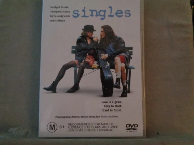 SINGLES RATED M Dvd 90S Seattle Warner Bros 1992 9325336022689 Matt ...